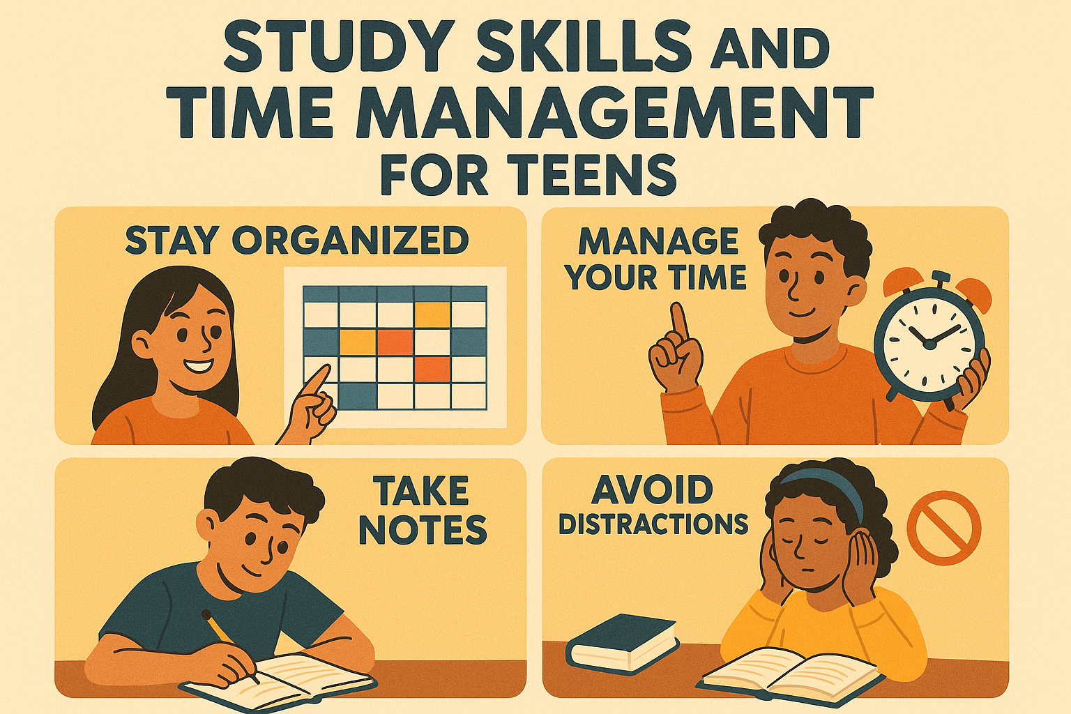 Study Skills and Time Management for Teens | ParentSimple