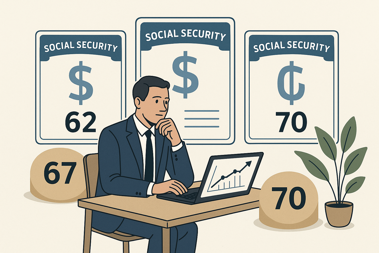 When to Claim Social Security: Age 62 vs 67 vs 70 | SeniorSimple